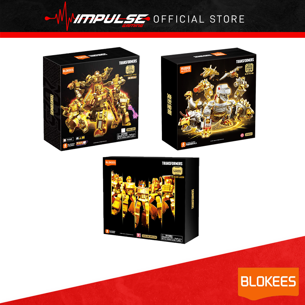 Blokees Transformers Gold Series 01 XV01 / 02 XV02 / 03 XV03 | Shopee ...