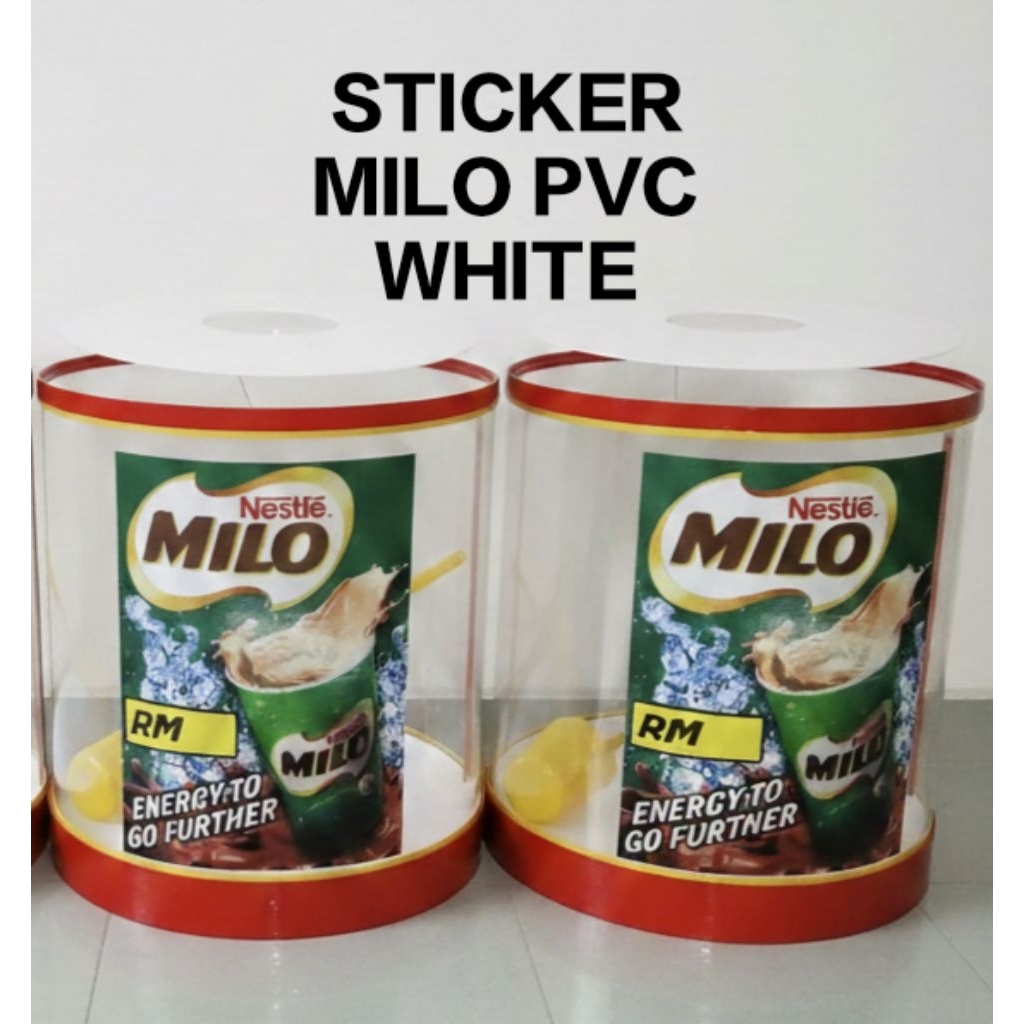 STICKER PVC MILO (Kalis Air untuk Balang 33liter) | Shopee Malaysia