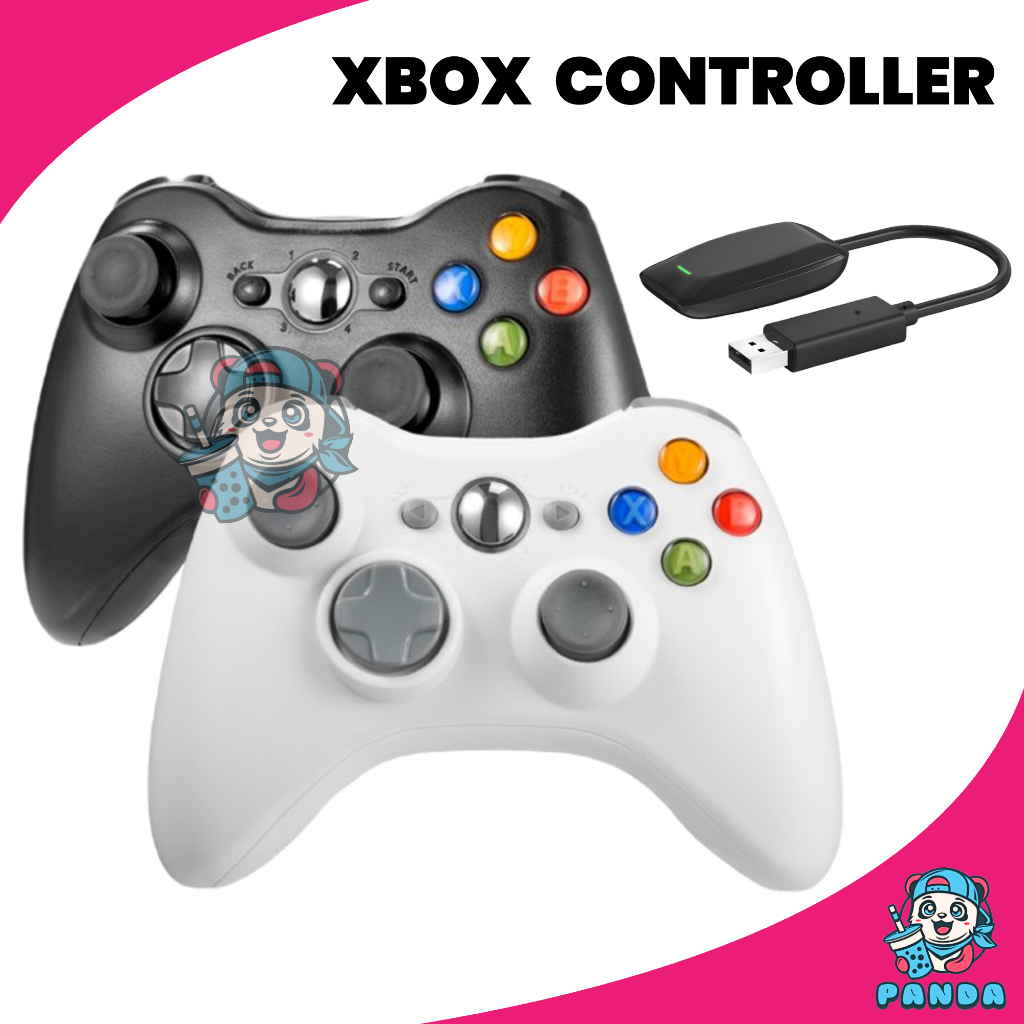 XBOX 360 CONTROLLER Wireless/Wired USB Joystick Support PC Game ...