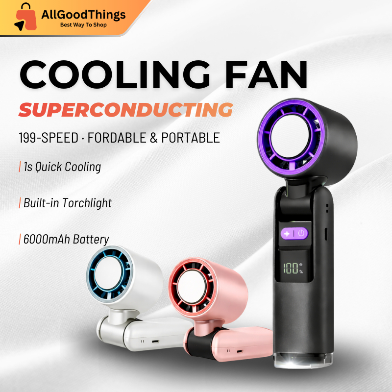 6000mAh Fan Rechargeable 199 Gear Wind Speed Electric Fan Digital ...
