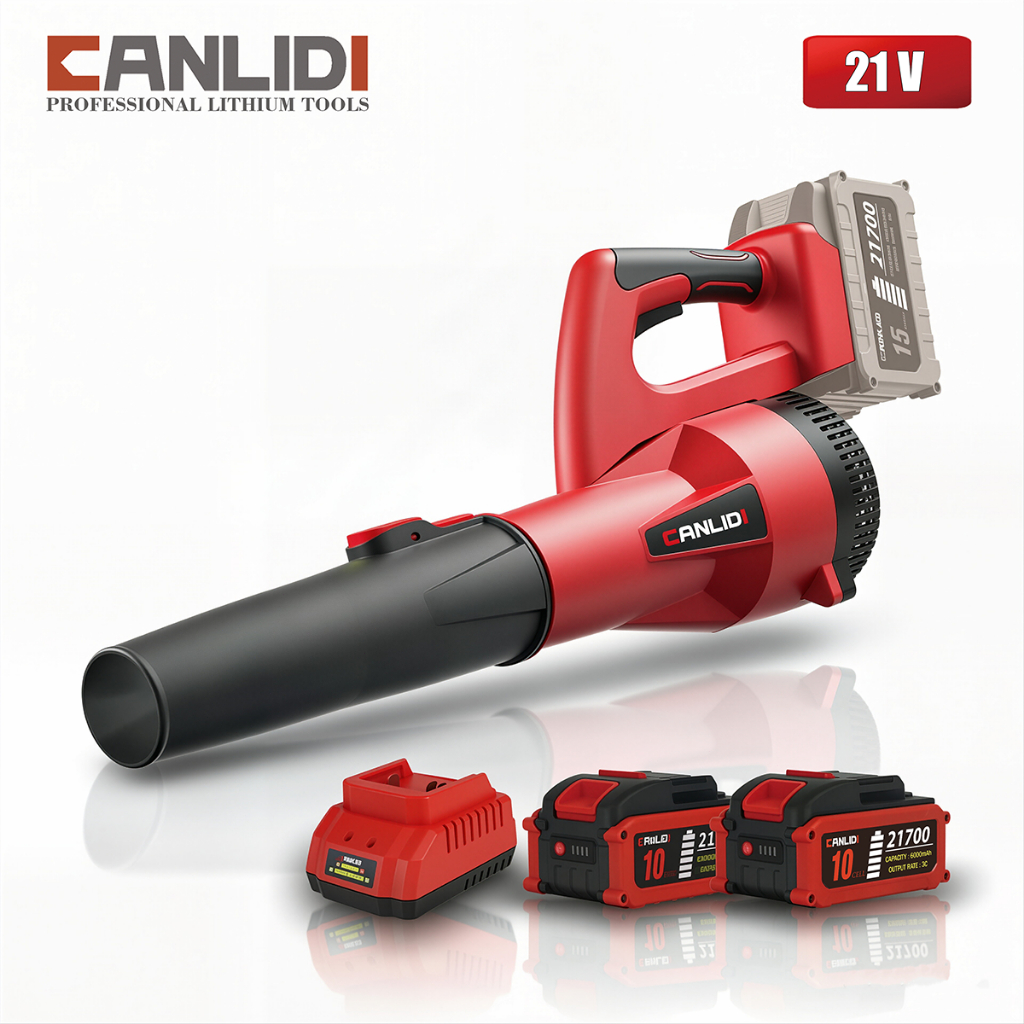 CANLIDI CIBL-300 Leaf Blower Cordless Air Blower Heavy Duty Electric ...