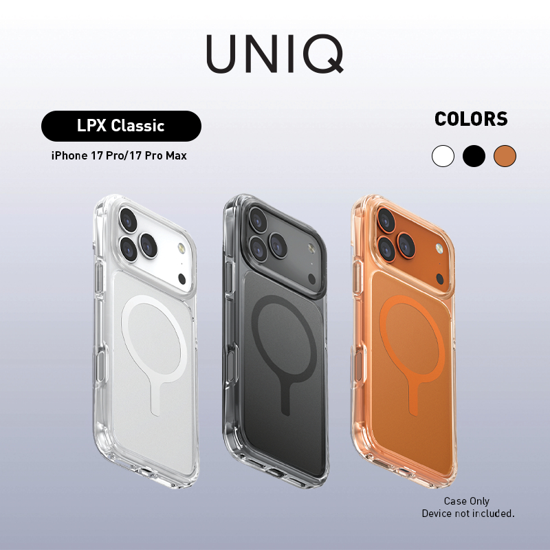 UNIQ LPX Classic Hybrid with MagClick Charging Case for iPhone 17 Pro ...