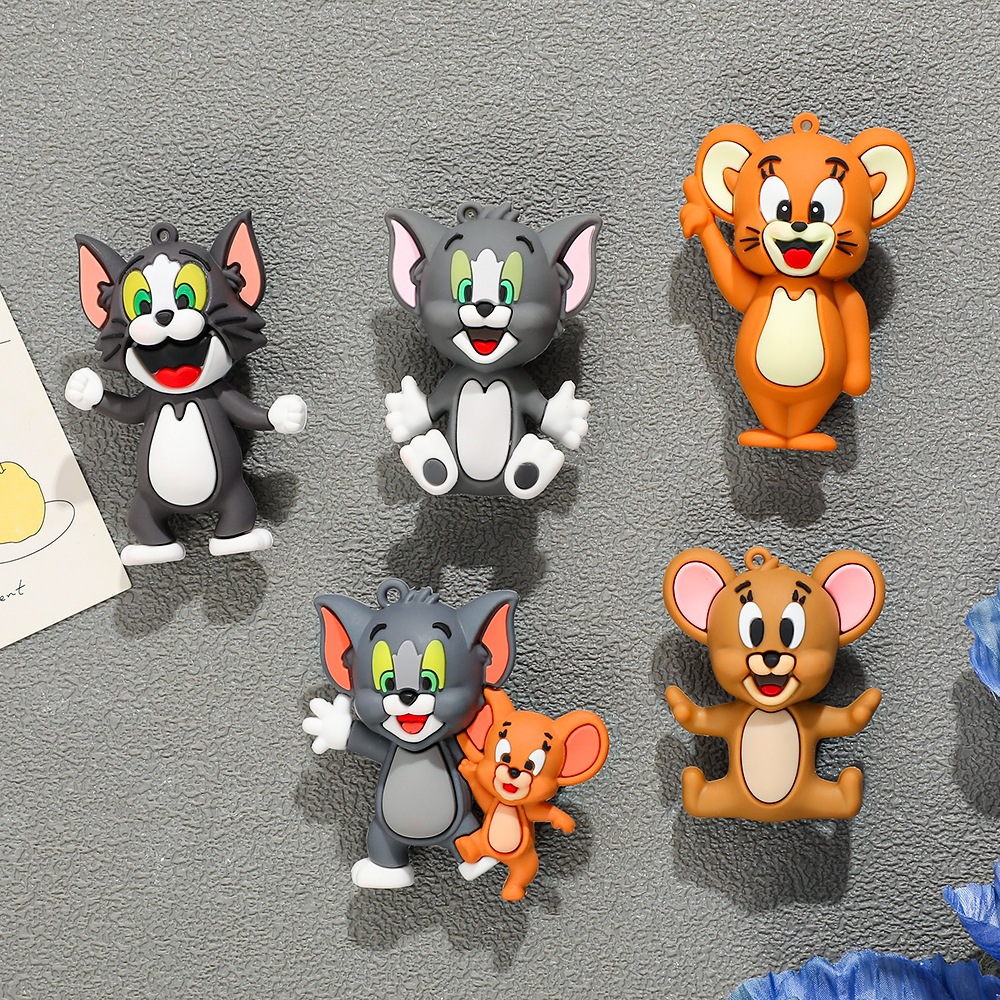 5pcs Tom & Jerry Cute Refrigerator Fridge Magnet Set Decoration Magnet ...