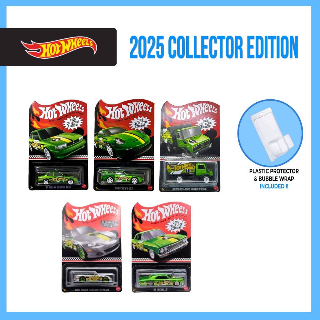 Hot Wheels 2025 Collectors Edition | Mazda MX5 | Unimog | Nissan Sentra ...