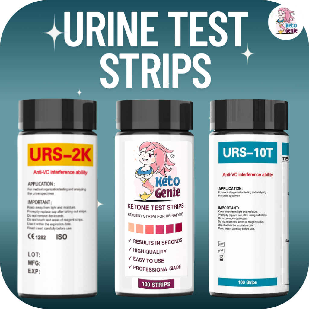 KetoGenie Keto Diet Ketone Glucose Urine Test Strips ( 100 strips ) URS ...