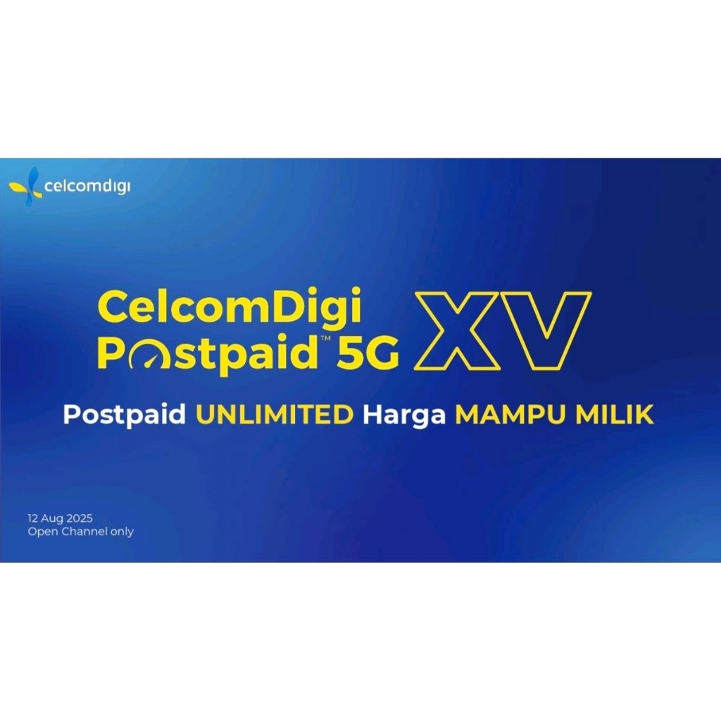 CELCOMDIGI POSTPAID 5G XV NEW PLAN - COVERAGE DIGI & CELCOM - KEKAL NOM ...