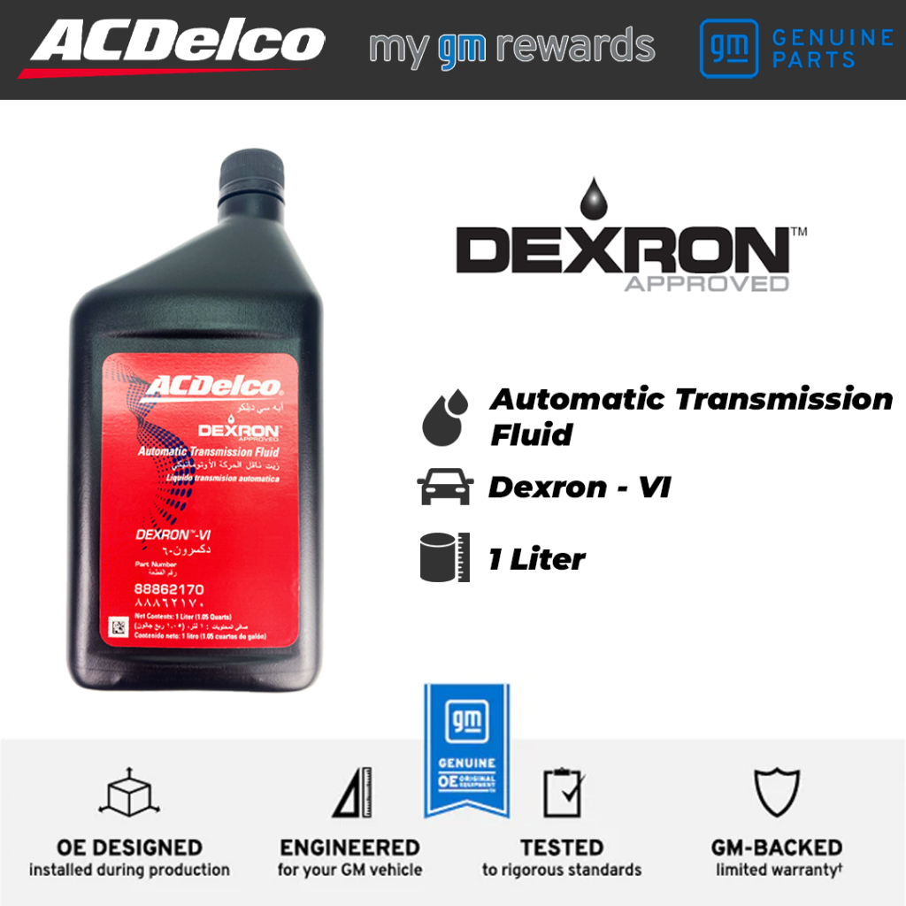 AC Delco DEXRON VI ATF Automatic Transmission Fluid (1L) | Shopee Malaysia