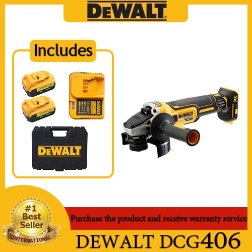 DeWalt DCG406 4 inch cordless grinder 20V model Electric hand grinder ...
