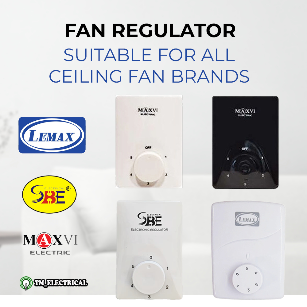 KDK PANASONIC LEMAX MULTI FAN REGULATOR SUITABLE FOR ALL BRANDS SWITCH ...
