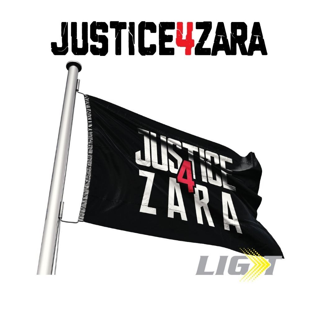 BENDERA JUSTICE FOR ZARA QAIRINA Flag #Justiceforzara Ready Stock Stop ...