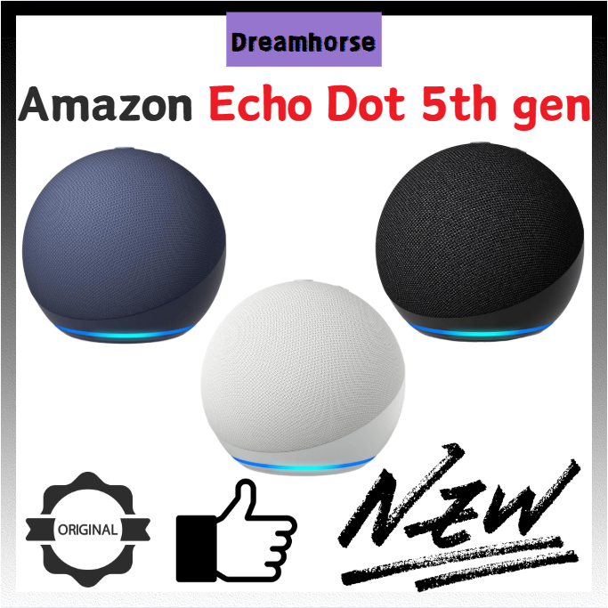 [Ready Stock ] Amazon echo dot 5th Gen Smart speaker with Alexa All-New ...