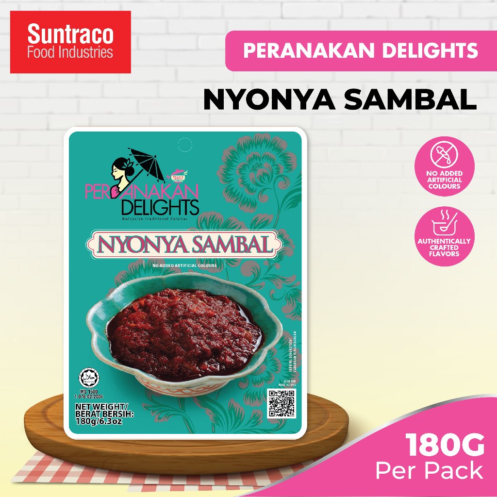 Peranakan Delights Nyonya Sambal (180g) Chili Paste Chili Sauce Sambal ...