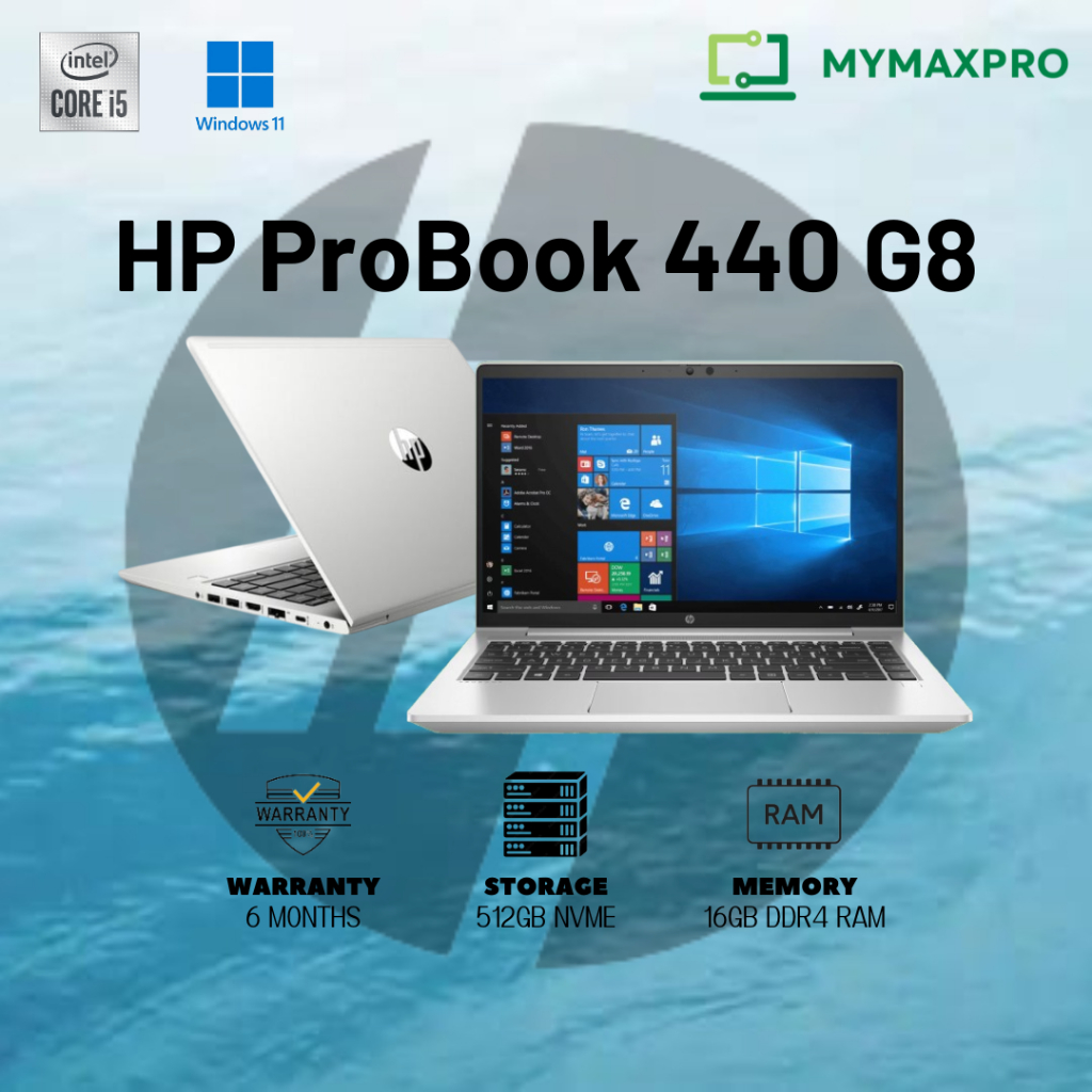HP ProBook 440 G8 Intel Core i5 (11th Gen) 14" FHD / 16GB RAM / 512GB ...
