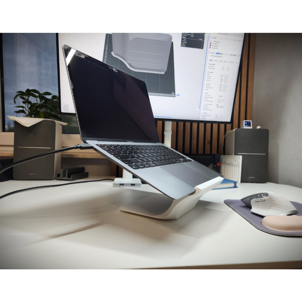 Minimalist Laptop Stand | Ergonomic Desktop Riser for Sleek & Ultra ...