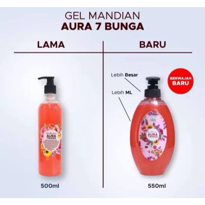 DHERBS GEL MANDIAN AURA 7 BUNGA (550ml) | Shopee Malaysia