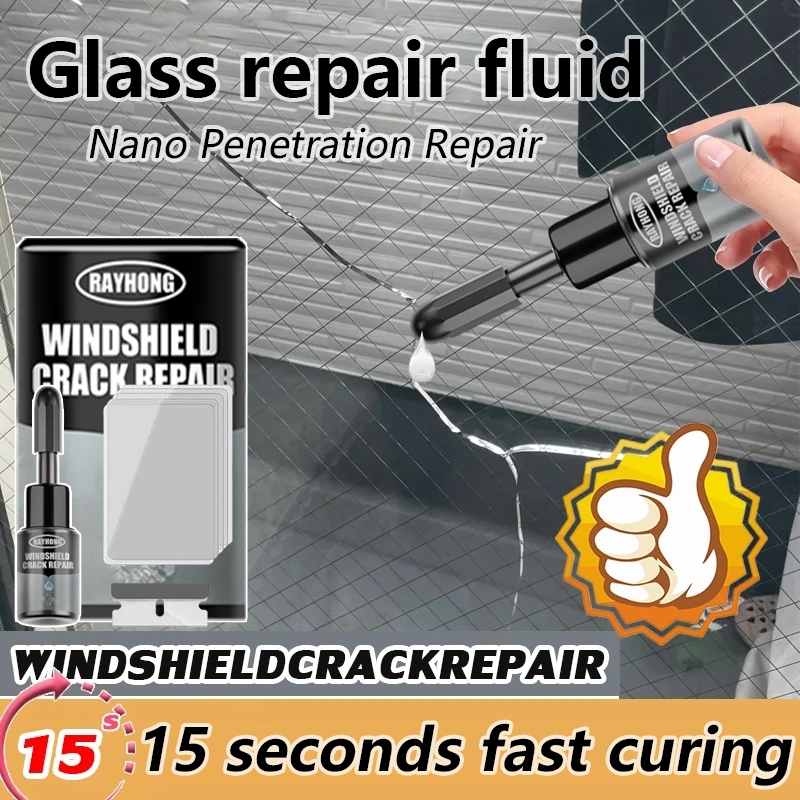 100% repair success windscreen repair kit Car Glass Nano Repair Fluid ...