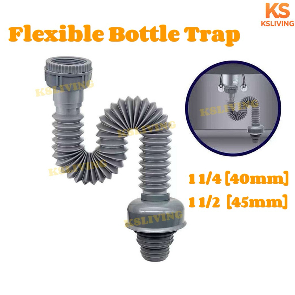 Kim.S 2 IN 1 PVC Flexible Bottle Trap Outlet Flexible Plastic Bottle ...