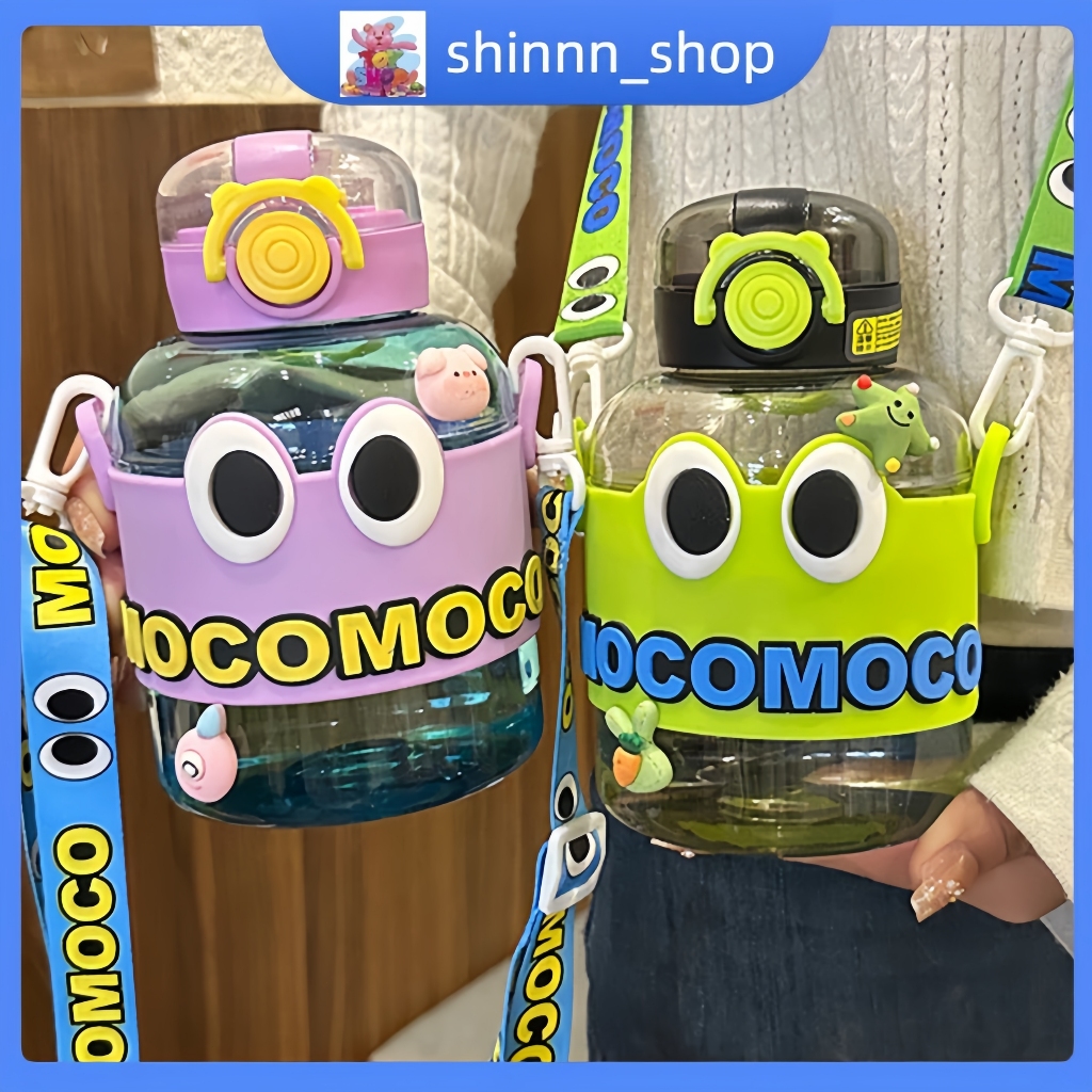 600ML Cawan Penyedut Kartun Comel, Cawan Kanak-Kanak Tahan Lasak, Botol ...