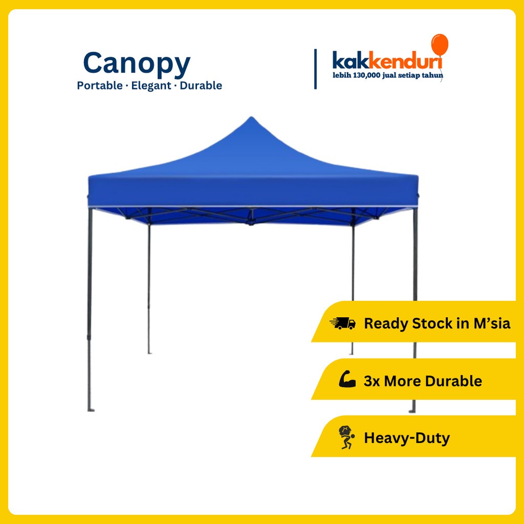 Night Market Canopy Camping Tent Payung Niaga Canopy Lipat Kanopi Penuh ...
