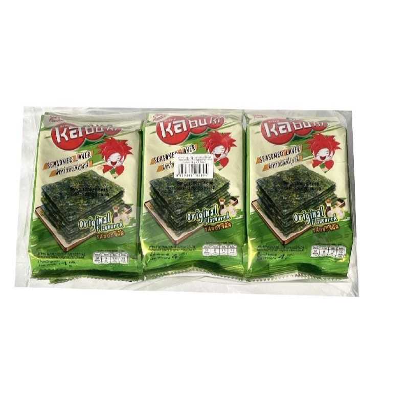 SIAM FOOD KABUKI SEASONED LAVER PAPRIKA TASTE / ORIGINAL TASTE 4G ...