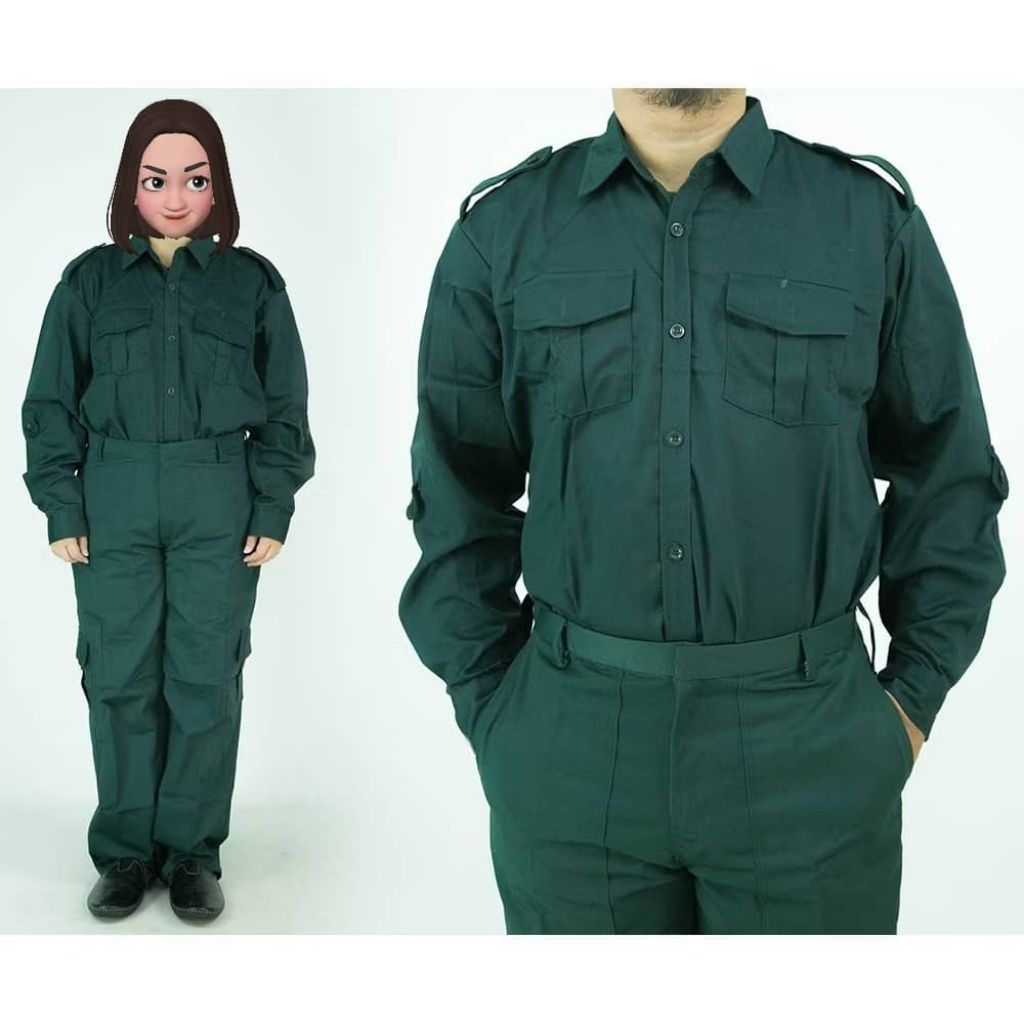 Kadet Remaja Uniform lengan panjang /KRS uniform long sleeve cotton ...