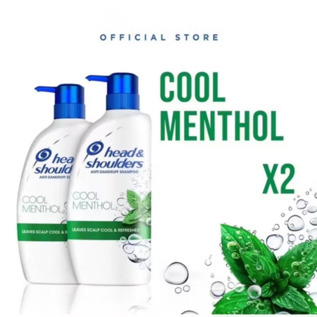 🔥 [BUNDLE OF 2] 🔥 HEAD AND SHOULDERS COOL MENTHOL [700ML] ANTI DANDRUFF ...