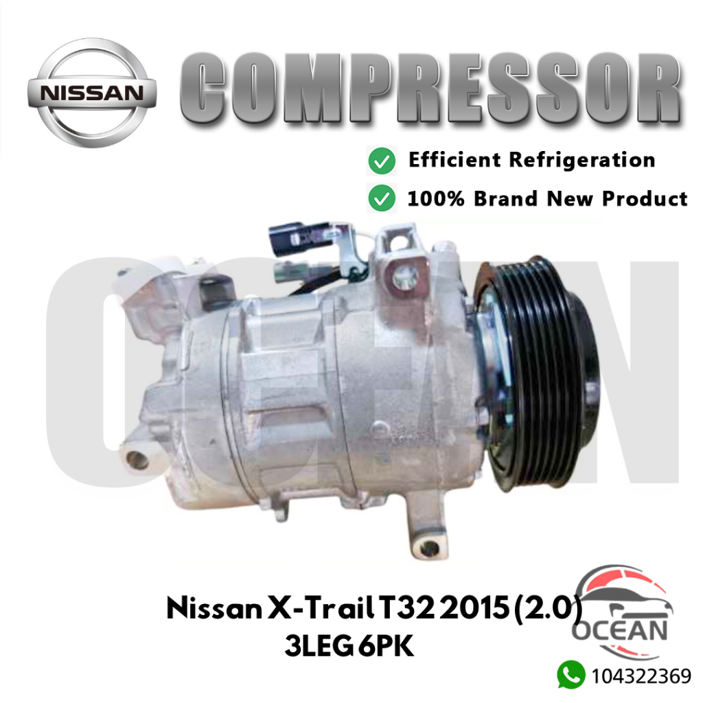 NISSAN X-TRAIL T32 2.0 AIRCOND COMPRESSOR NEW DENSO ORIGINAL 447160 ...