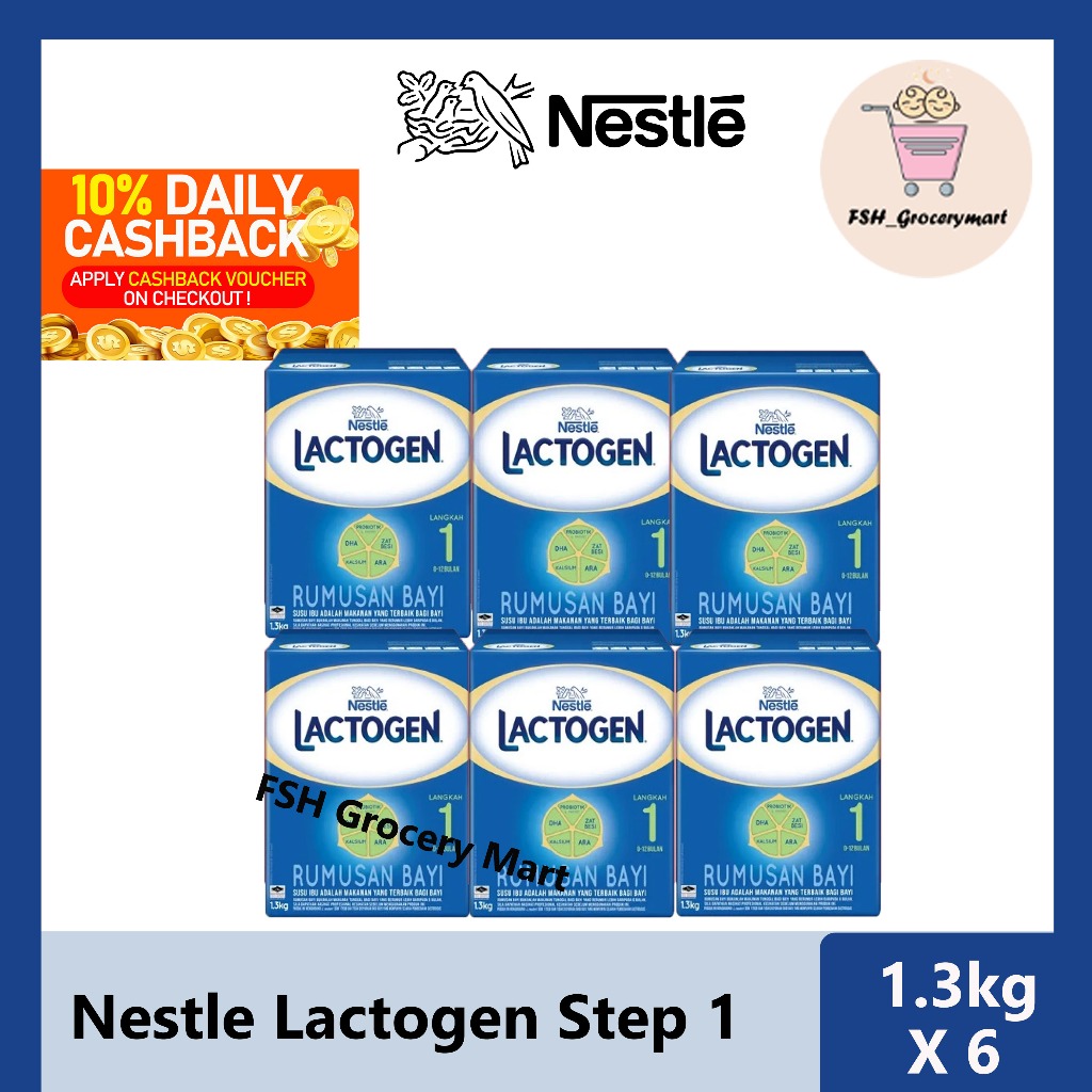 Nestle Lactogen Step 1 (1.3kg X 6) | Shopee Malaysia