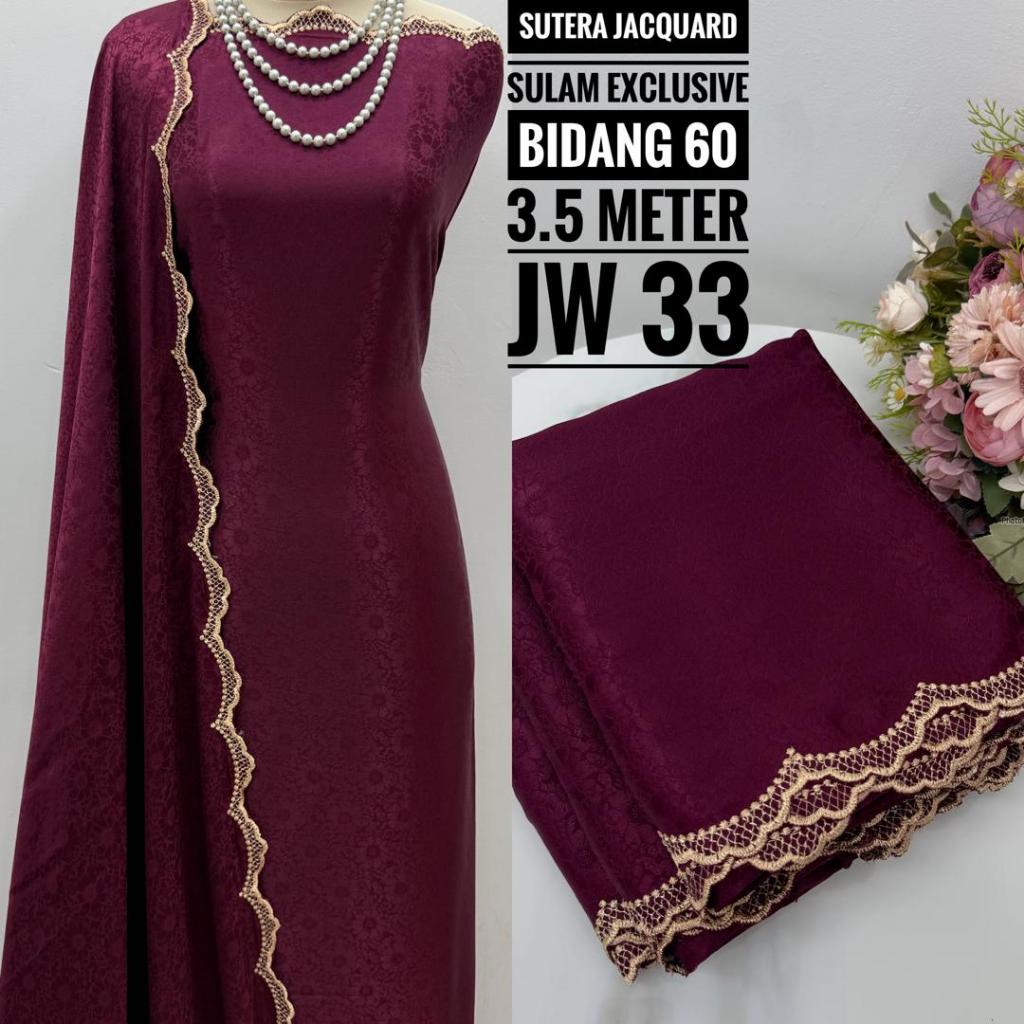 KAIN PASANG JACQUARD SULAM TIMBUL KAIN CORAK BARU MURAH KAIN SILK SULAM ...