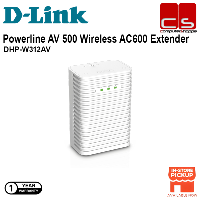 D-LINK Powerline AV 500 Wireless AC600 Extender DHP-W312AV | Shopee ...