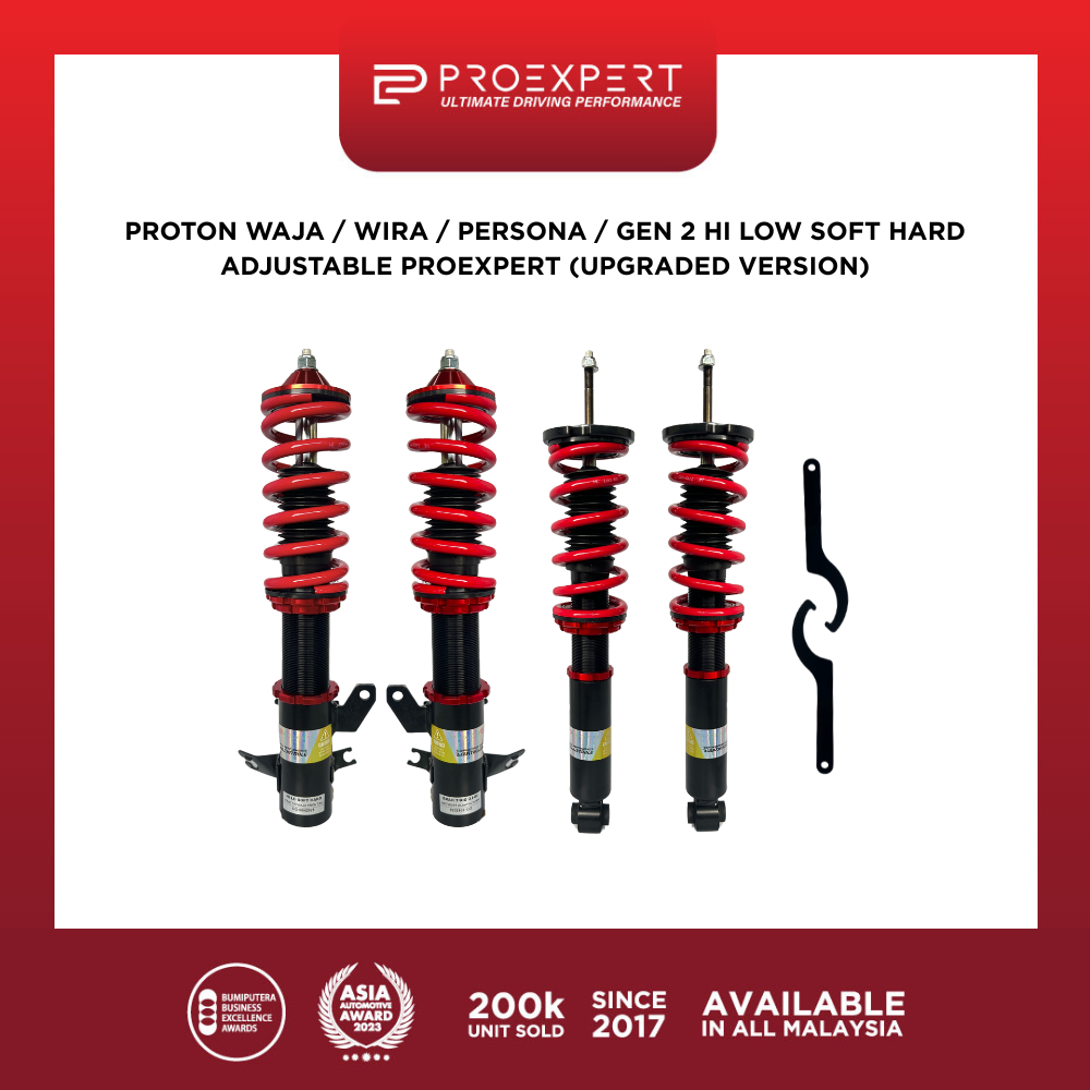 PROTON WAJA / WIRA / PERSONA HI LOW SOFT HARD ADJUSTABLE PROEXPERT ...