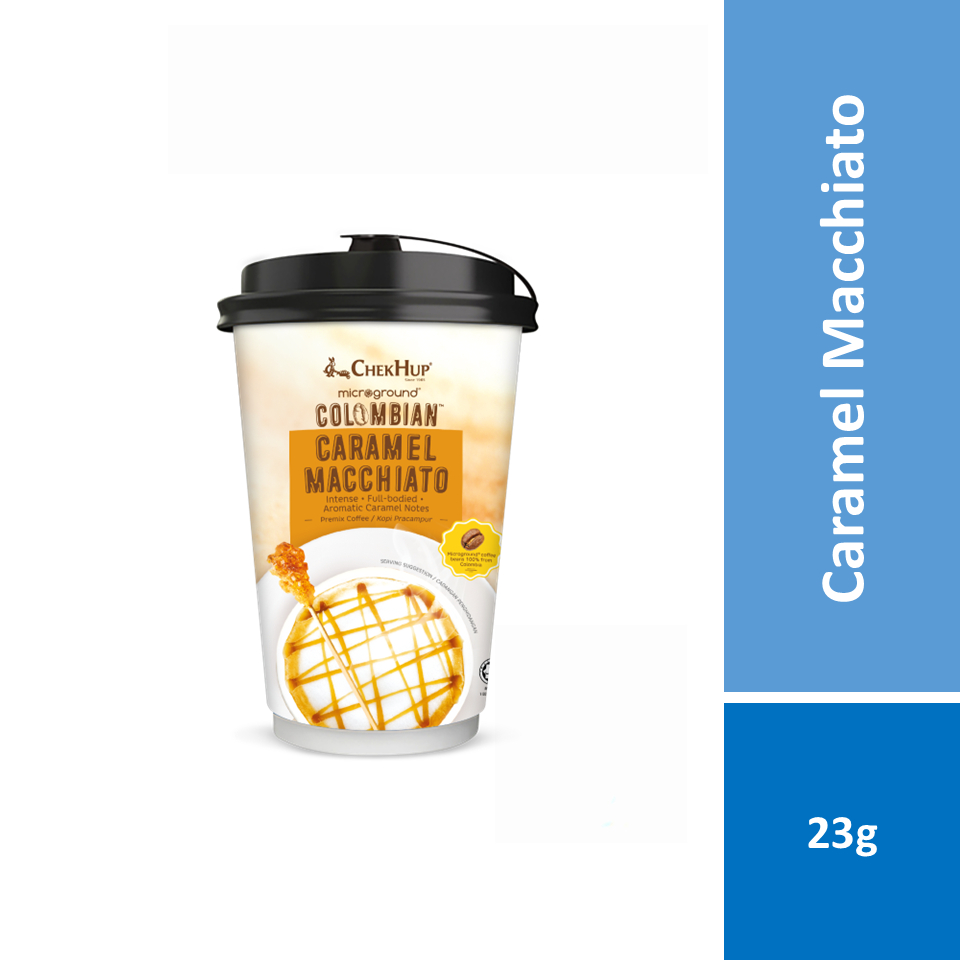 Chek Hup Colombian Caramel Macchiato Cup (23g) | Shopee Malaysia