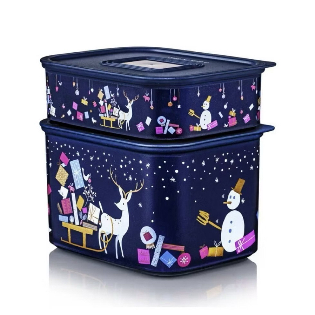 Tupperware Baseline Canister - Winter Fantasy Set (2pcs) | Shopee Malaysia