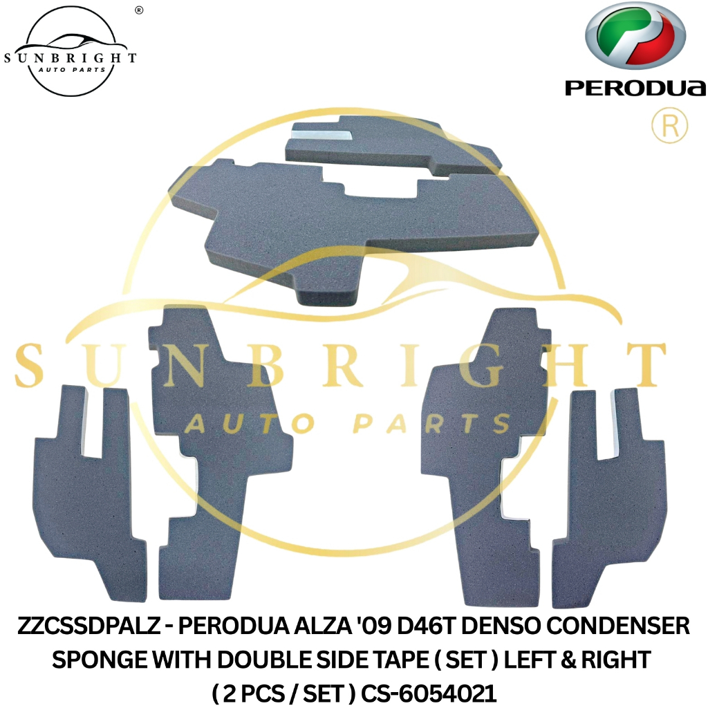 PERODUA ALZA '09 D46T DENSO CONDENSER SPONGE WITH DOUBLE SIDE TAPE ...