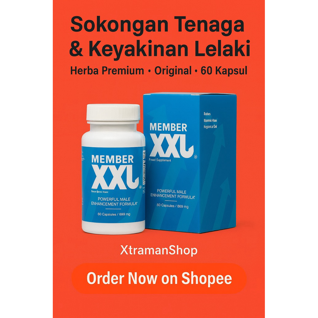 Member XXL Original – Suplemen Sokongan Tenaga & Keyakinan Lelaki (60 ...