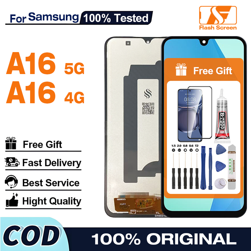 ORI LCD SAMSUNG A16 5G/ A16 4G High-Quality Digitizer Assembly ...