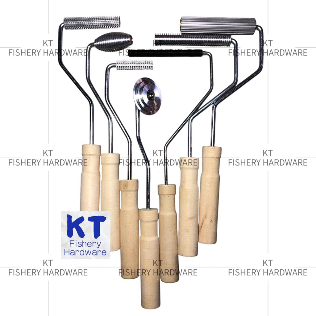 Fiberglass Roller With Wood Hander / Fiberglass Bubble Roller Kit / Polyester Resin / Laminating ...