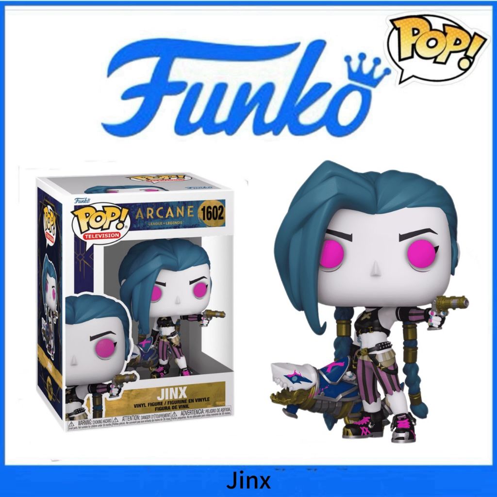 Original Funko Pop Vinyl Television Arcane League Of Legends 1602 Jinx ...