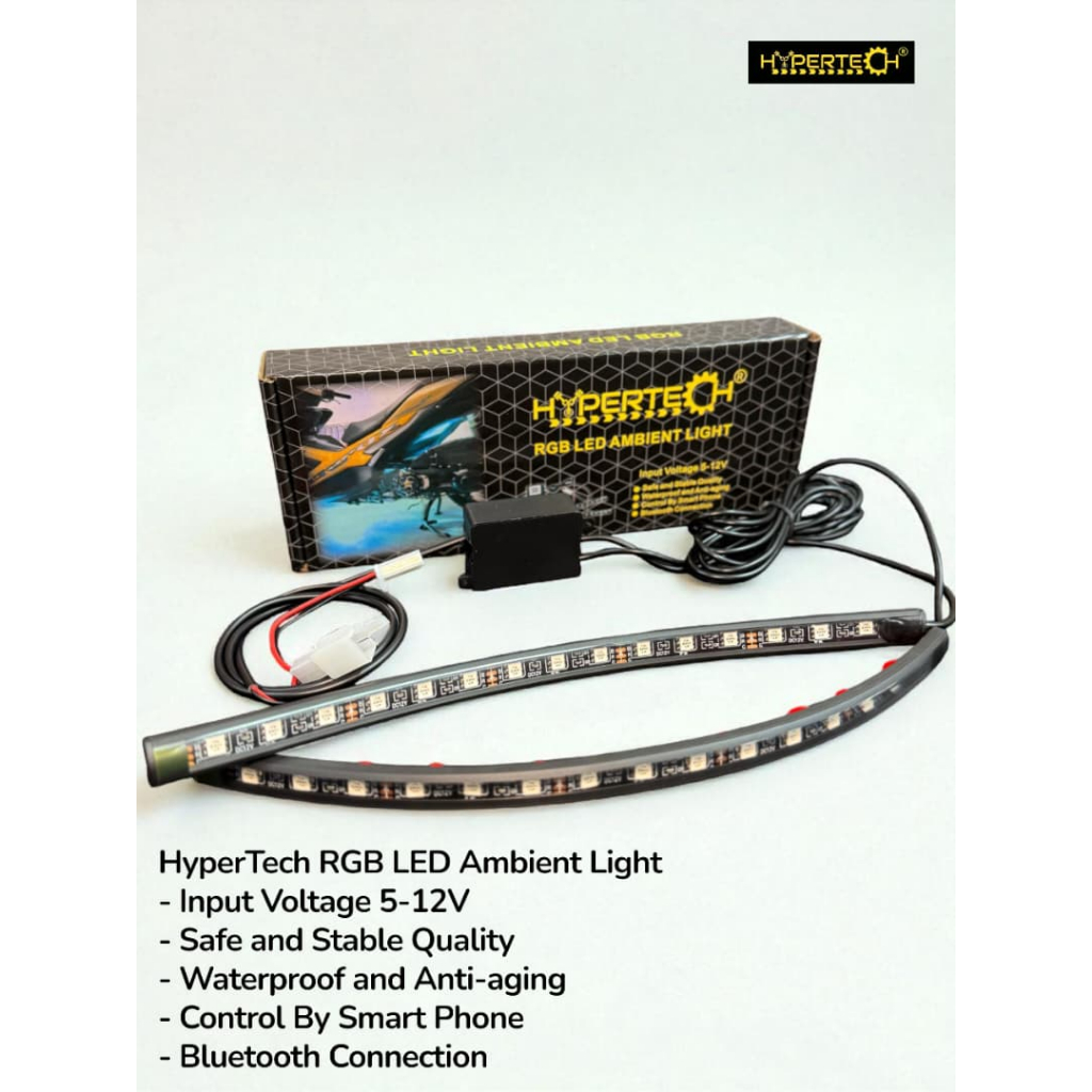 HYPERTECH RGB LED AMBIENT LIGHT UNIVERSAL | Shopee Malaysia