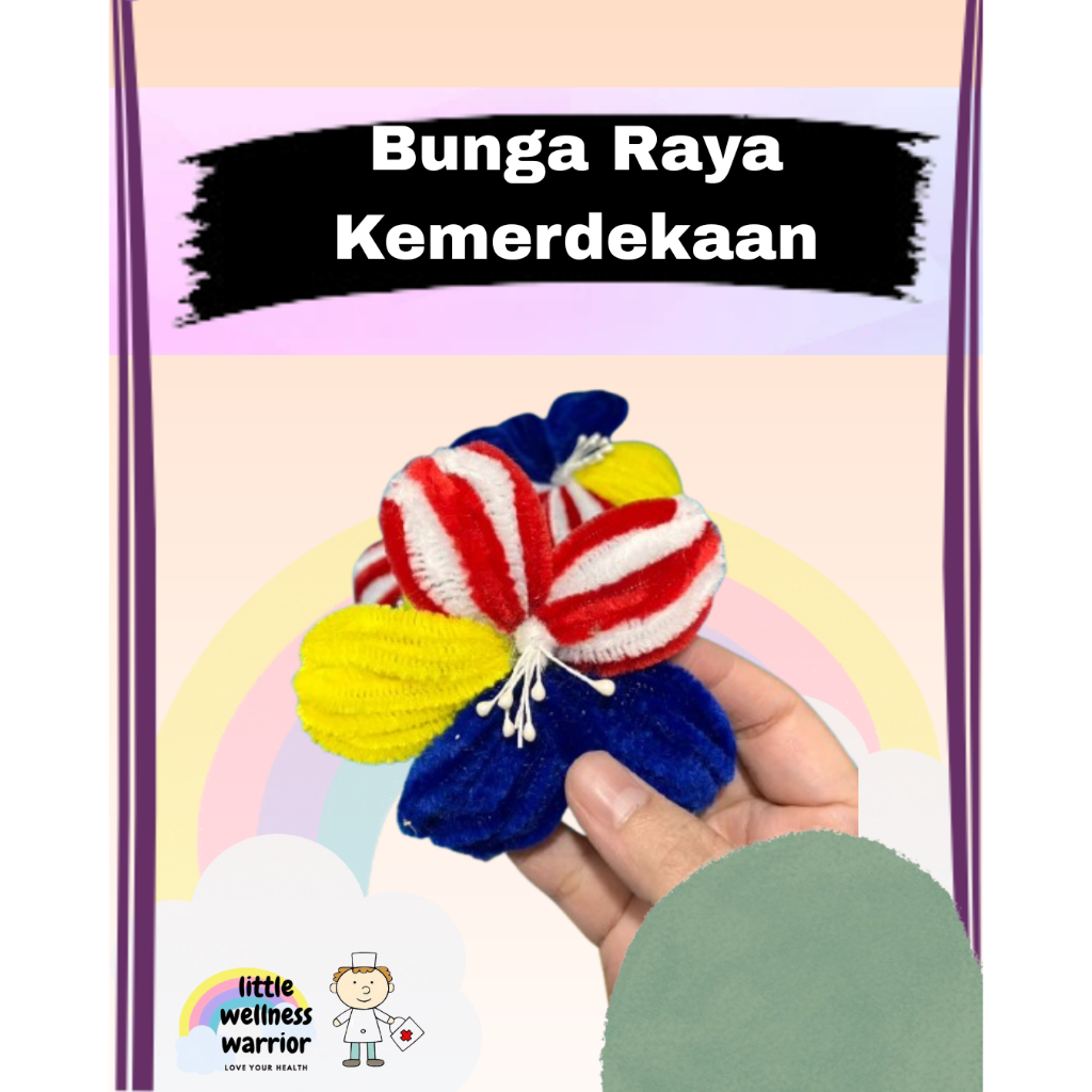 Bunga Raya Kemerdekaan ke-68 bunga merdeka pin | Shopee Malaysia