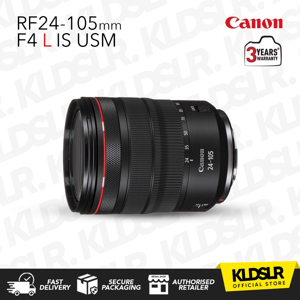 Canon RF 24-105mm F4L IS USM Lens (3 YEARS WARRANTY) (Split from EOS R6 ...
