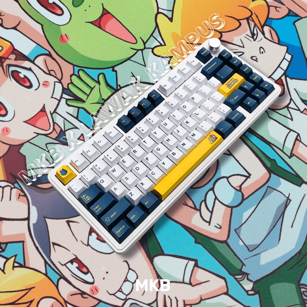 MKB x Lawak Kampus GMK75 Tri-Mode RGB Knob Custom Full Build Keyboard ...