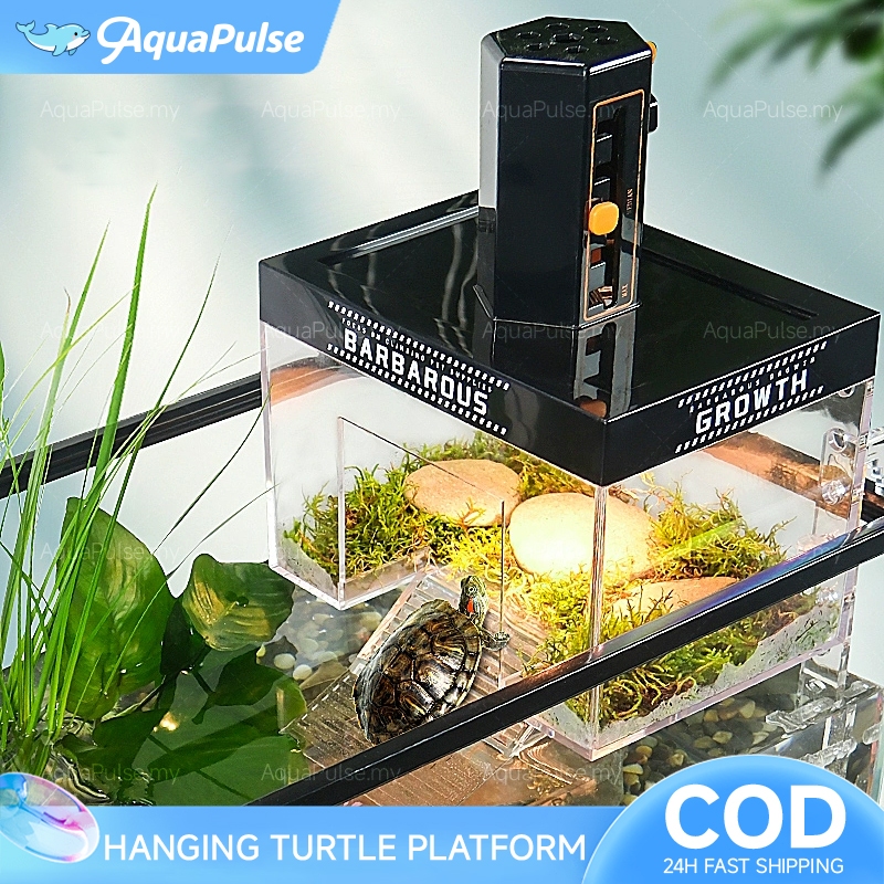 Hanging Turtle Platform with Sunlight bath lamp,Turtle Basking Room ...