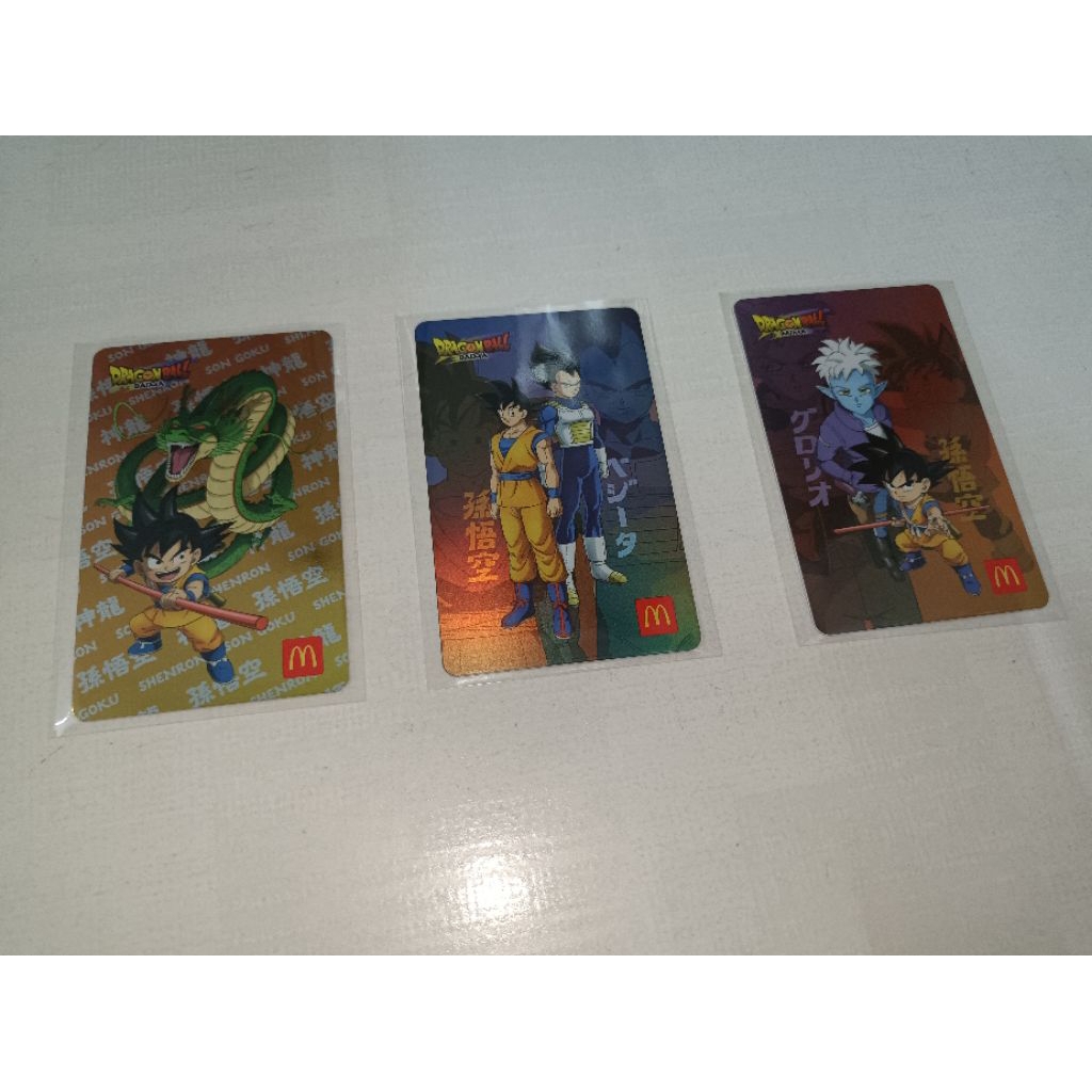 McDonald's Dragon Ball Daima Cards Collection Rare and Ultimate Rare ...