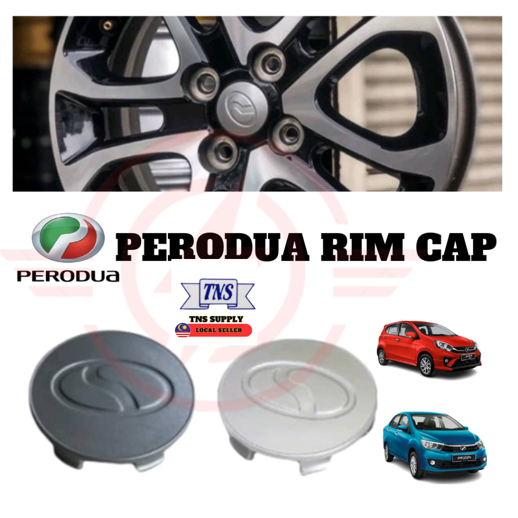 PERODUA RIM CAP MYVI / ATIVA / AXIA / BEZZA / VIVA / ALZA / KENARI CAR ...