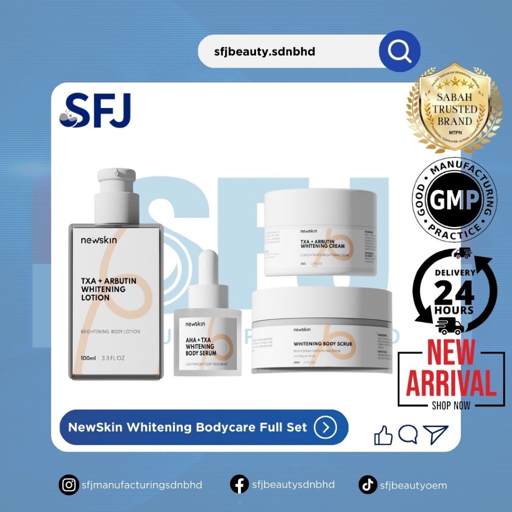 [NEW IN] NEWSKIN WHITENING BODYCARE SET | Shopee Malaysia