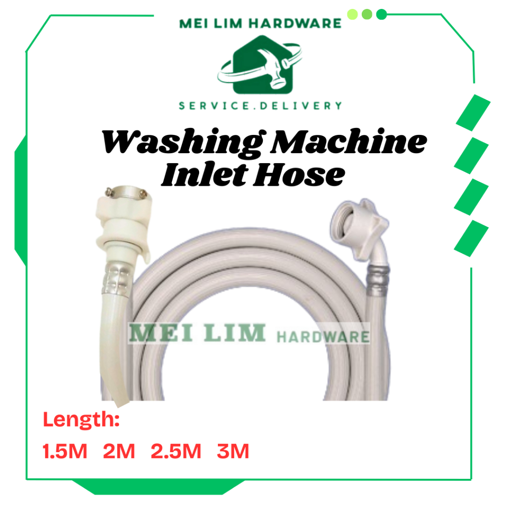Washing Machine Inlet Hose 1.5M / 2M /2.5M /3M /Water Inlet Pipe/Inlet ...