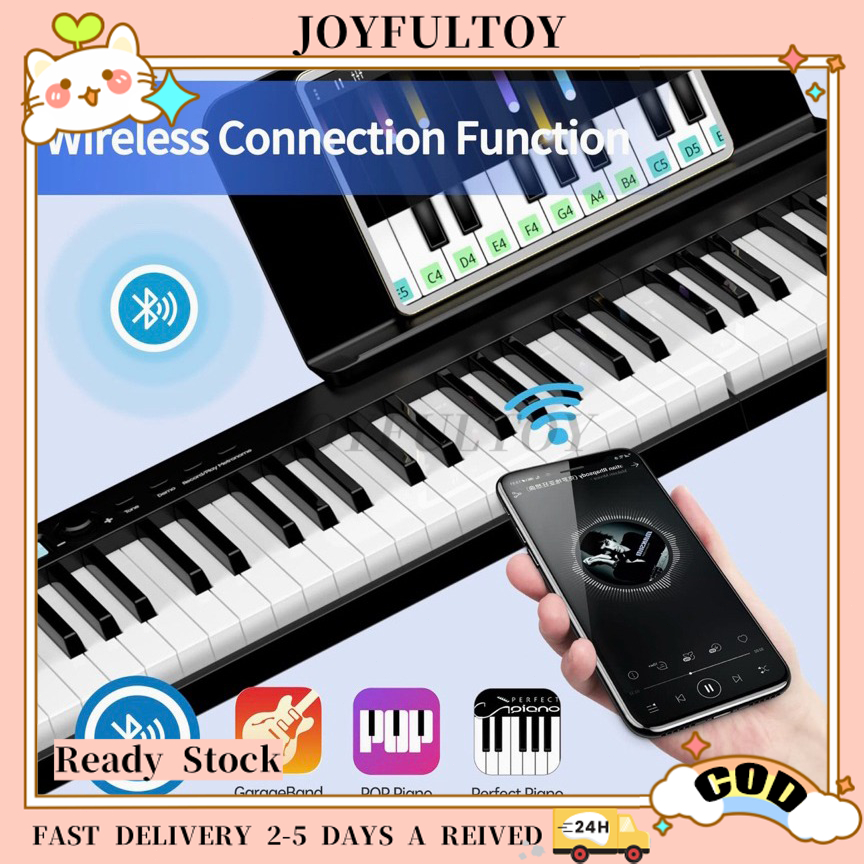 🔥🔥Foldable and Rechargeable 88 keys Piano Electronic Keyboard 電子琴 ...