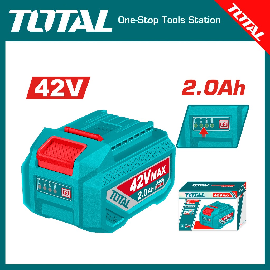 TOTAL Lithium-Ion battery pack TFBLI42201 | Shopee Malaysia