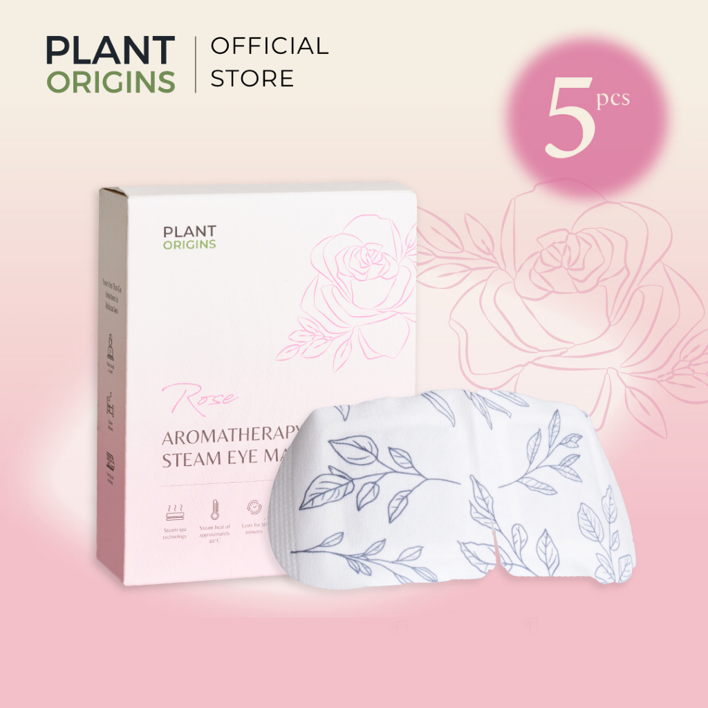 Plant Origins Rose Aromatherapy Steam Eye Mask (5 unit) | Shopee Malaysia
